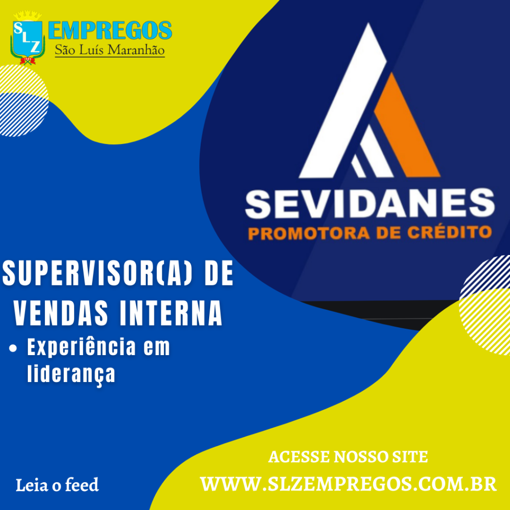 PROMOTOR(A) DE VENDAS - SLZ Empregos